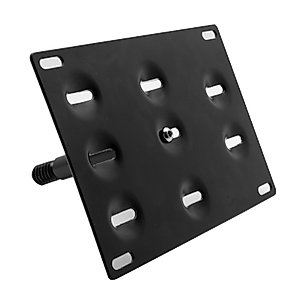 Xotic Tech Tow Hook License Plate Screw On Mount Bracket Compatible with Ford Focus RS 2016 2017 2018 (Black)