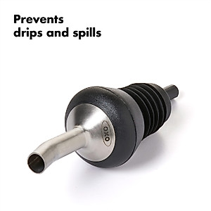 OXO SteeL Bottle Pourer, Stainless Steel, 4 Oz