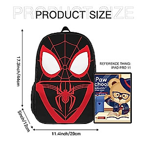 STIDE Cartoon Backpack Anime Backpack HD Printed Book Bag Perfect Comic Book Gift 17 INCH