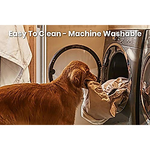 K9 Ballistics Tough Orthopedic Dog Bed X-Large Nearly Indestructible & Chew Proof, Washable Ortho Pillow for Chewing Puppy - for X-Large Dogs 54"x38", Blue