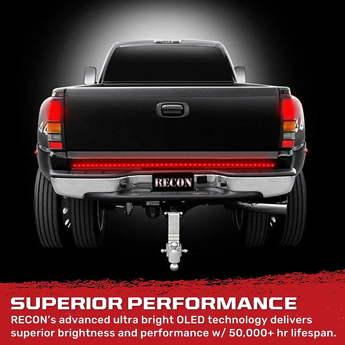 Recon 26416 60" Tailgate Bar - Fits Most Full-Sized Trucks and SUV's