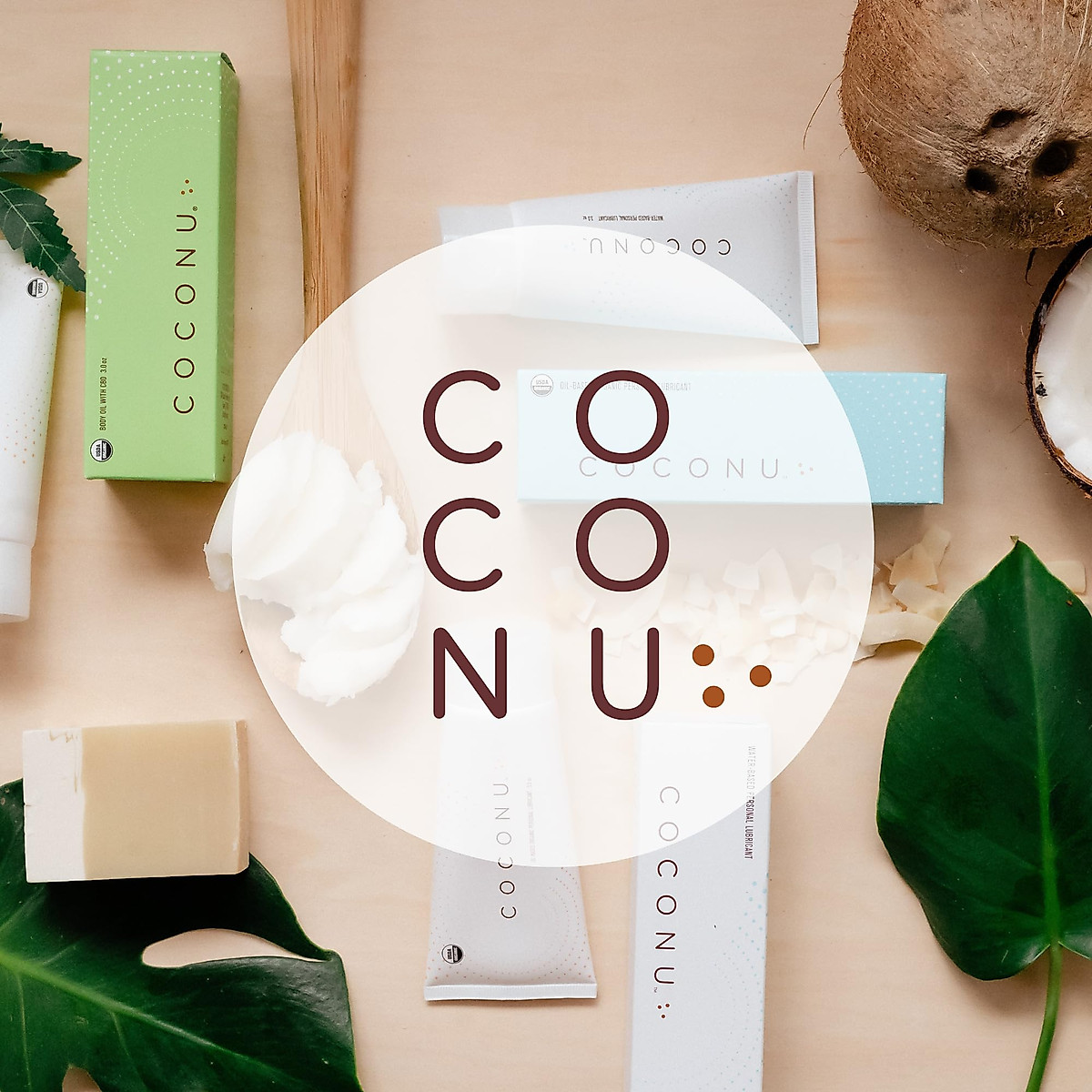 Coconu Water Based Personal Lubricant | Vegan | for Couples, Men, Women and Personal Use | Cruelty Free, Edible, Hypoallergenic | 3.0 oz