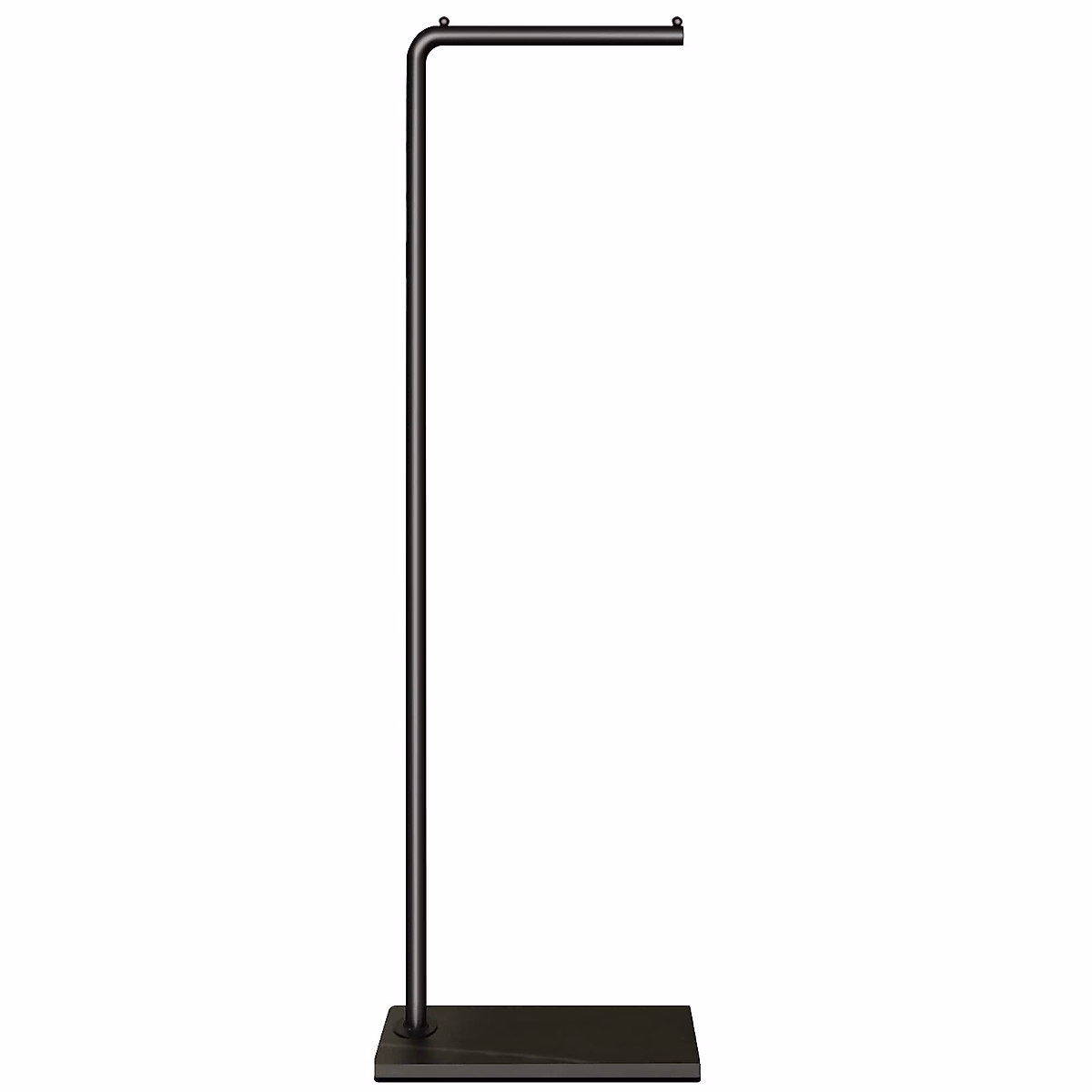 Aolohomy Metal Coat Rack, Modern Clothing Tree with Heavy-weight Slate Base, Small Coat Stand for Entryway/Bedroom/Hallway, Standing Plant Hanger, Matte Black