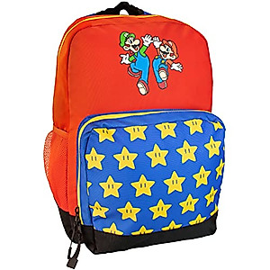 SUPER MARIO BROS Kids Backpack Red