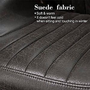 ovios Home Office Desk Chairs Computer Office Chair Modern Ergonomic Desk Chair High Back Suede Fabric Desk Chair for Executive or Home Office (Grey)