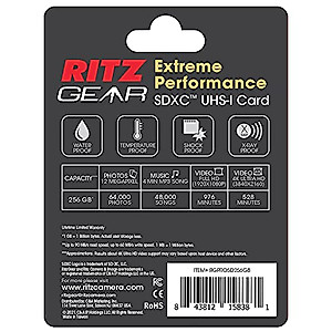Extreme Performance High Speed UHS-I SDXC 256GB SD Card 90/60 MB/S U3 A1 Class-10 V30 Memory Card for SD Devices That can Capture Full HD, 3D, and 4K Video as Well as raw Photography.