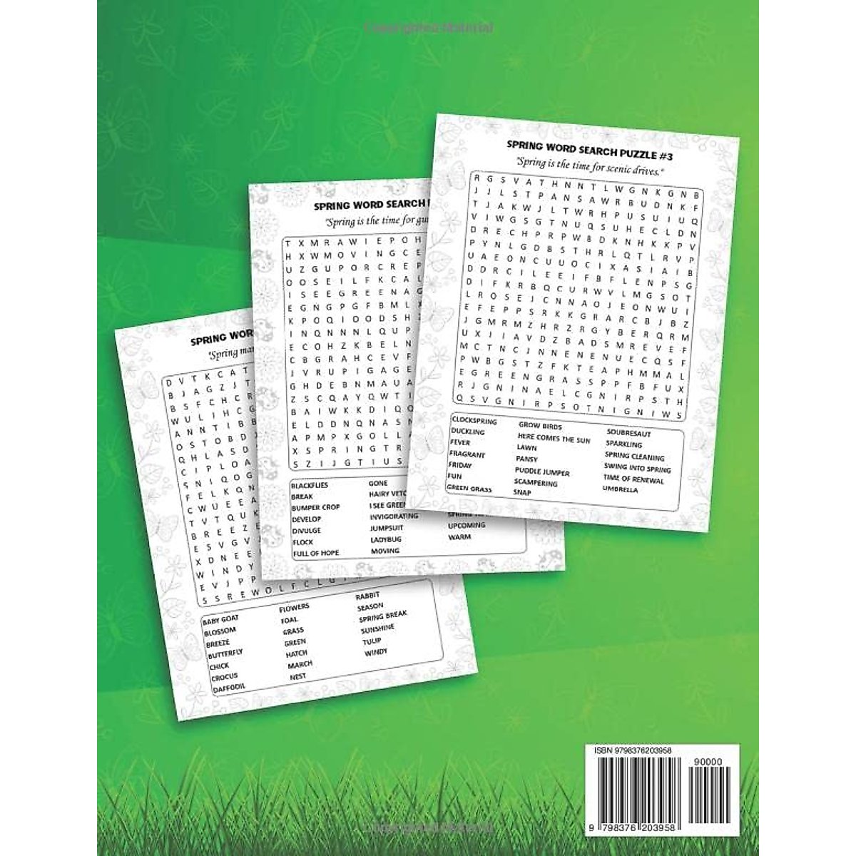 Spring Word Search Large Print: Spring Word Search Puzzle Book with Fun Facts For Adults, Teens & Seniors | 20 Hidden Words per Puzzle Spring Easter ... to Help Relieve Stress and Improve Memory
