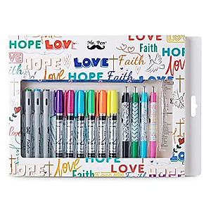 Mr. Pen- Bible Kit, Bible Journaling Supplies, Bible Journaling Kit, Highlighters for Bible Pages, Bible Pens No Bleed, Bible Highlighters and Pens No Bleed, Bible Journaling, Bible Study Journal