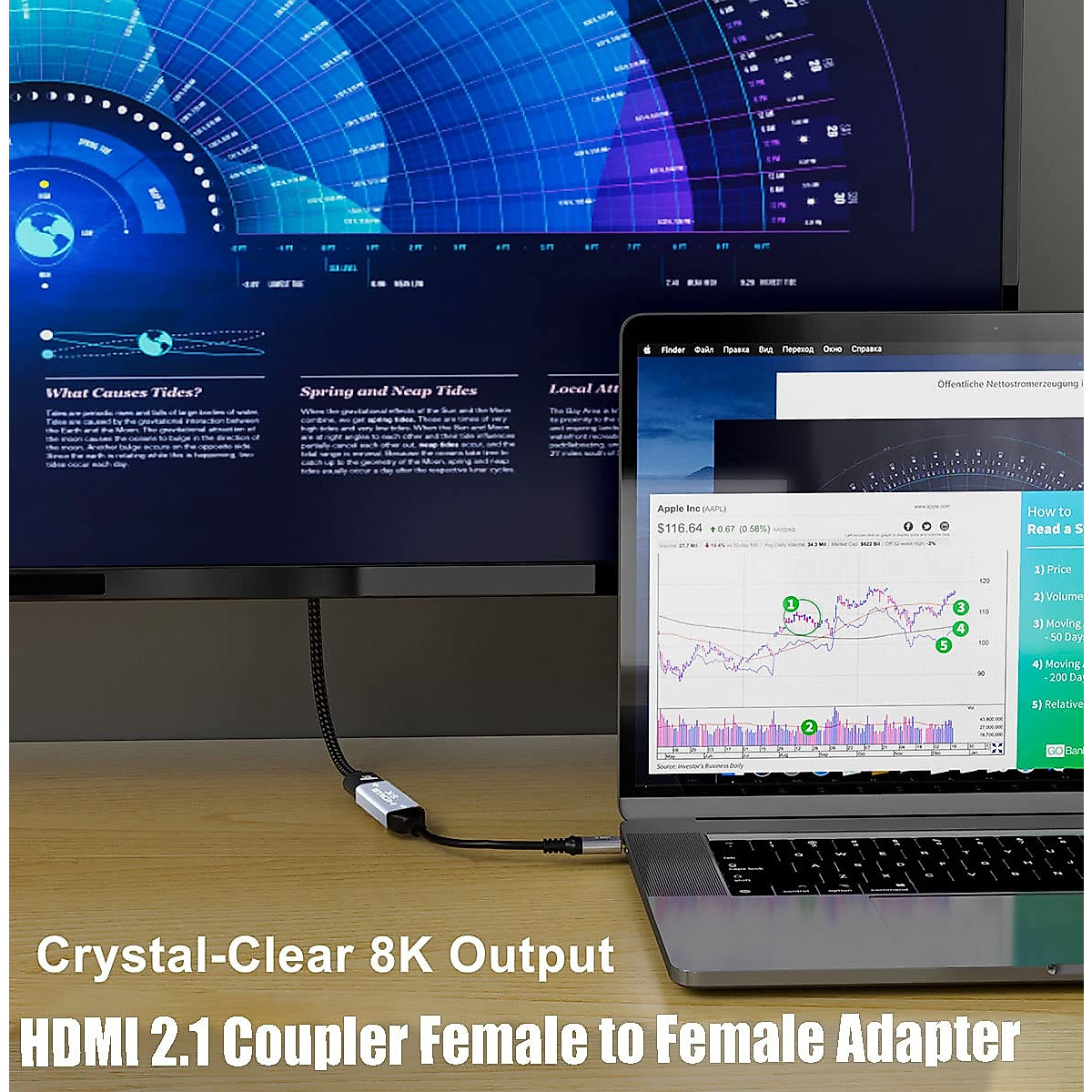 Godeliver HDMI Coupler Female to Female 4 Pack, 8K Hdmi Connector Extender, Support 8K@60hz 1080P, 3D for HDTV, Roku TV Stick, AV Receiver, PC, DVD Player, Monitor, Projector, PS 5432, Laptop