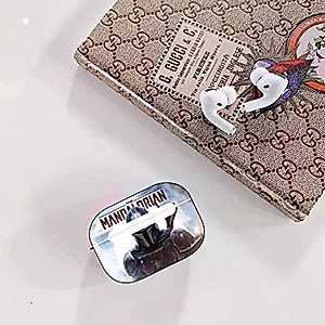 TELONI Star Retro War AirPods Pro Protective case Cover Accessories TPU Material, Full Protection Shock-Proof with Keychain (The-Manda-lorian)