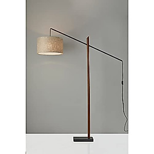 Adesso Ethan Arc Home Office Lamp, Black