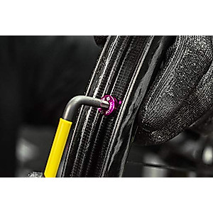Muc Off 1051 Black Tubeless Presta Valves, 44mm - Premium No Leak Bicycle Valves with Integrated Valve Core Removal Tool
