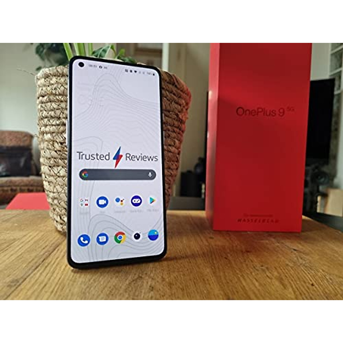 OnePlus 9 5G Dual LE2110 128GB 8GB RAM Factory Unlocked (GSM Only | No CDMA - not Compatible with Verizon/Sprint) China Version | Arctic Sky (Blue)