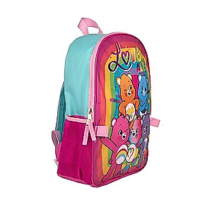 Care Bears Love All Youth Girl's 2-Piece 16" Backpack & Lunch Kit Combo Set