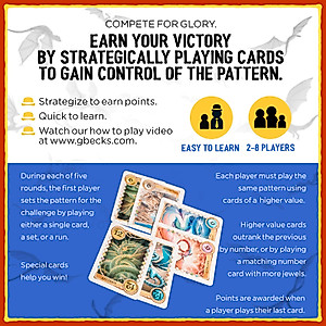 Grandpa Beck's Games Reign of Dragoness Card Game | A Strategic Hand Elimination Card Game | from The Creators of Cover Your Assets & Skull King | 3-8 Players 8+