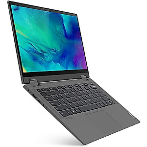 Lenovo IdeaPad Flex 5i 14" Convertible Laptop, FHD (1920 x 1080) Touch Display, Intel Core i3-1115G4 Processor, 4GB DDR4 RAM, 128GB SSD, UHD Graphics, Win 10 in S Mode, 82HS000GUS, Graphite Grey