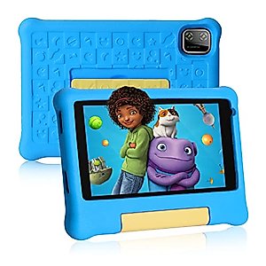 Fullant 7 inch Kids Tablet, Android 11 Tablet for Kid, 2GB RAM 32GB ROM, Quad Core Processor, Kidoz Preinstalled, Parental Control Tablets