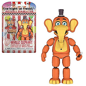 Funko Action Figure: Five Nights at Freddy's (FNAF) Pizza Sim: Orville Elephant - FNAF Pizza Simulator - Collectible - Gift Idea - Official Merchandise - for Boys, Girls, Kids & Adults