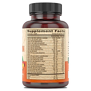 DEVA Vegan Multivitamin and Mineral Supplement - One Daily Vitamin Formula with Greens - Iron Free - 90 Coated Tablets (Pack of 2)