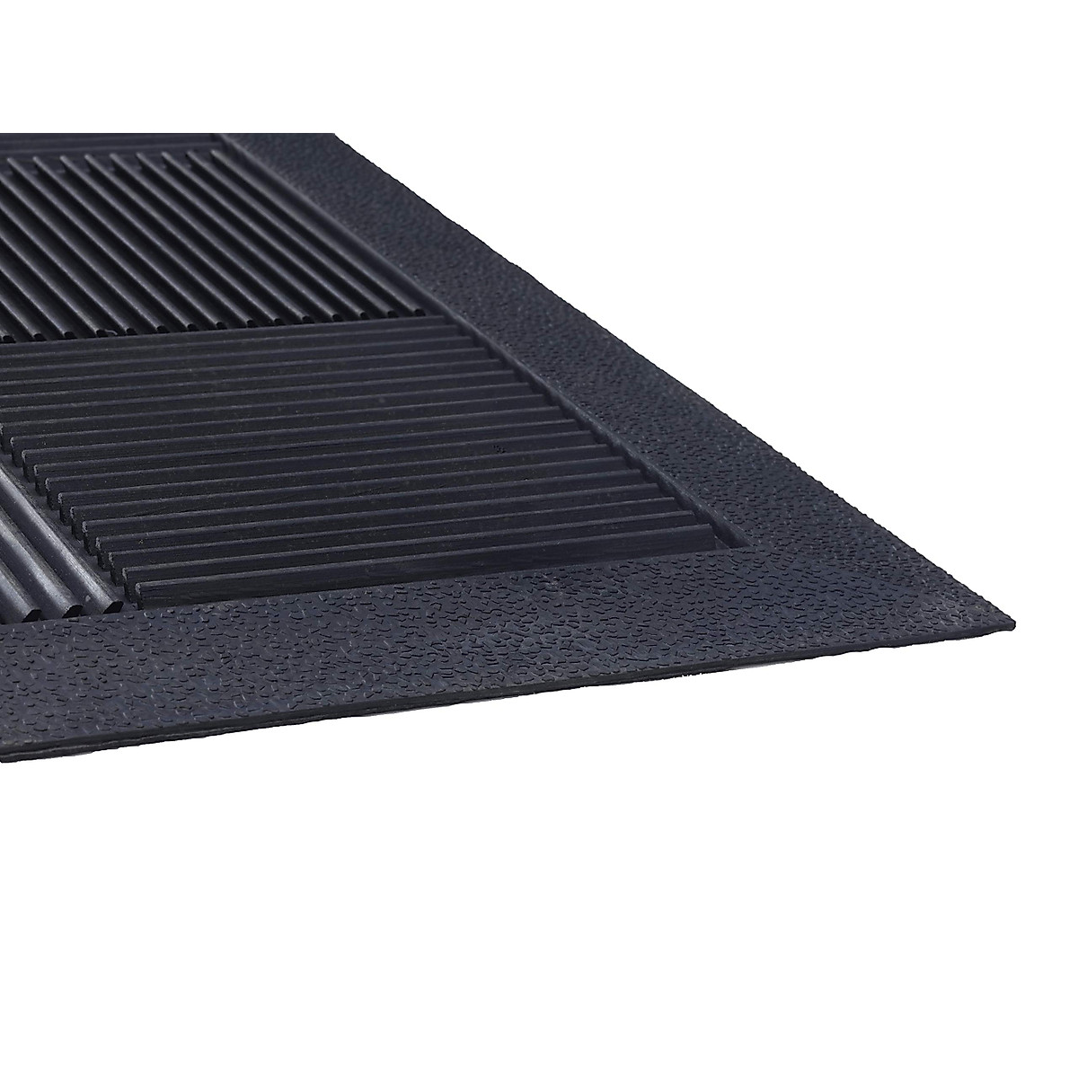 Guardian Floor Protection PARQUET2X3 Parquet Wiper Scraper Outdoor Floor Mat, Rubber, Black, 2' Length, 3' Width