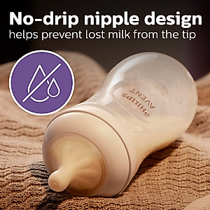 Philips AVENT Natural Response Baby Bottle Nipples Flow 3, 1M+,SCY963/04 , 4 Count (Pack of 1)