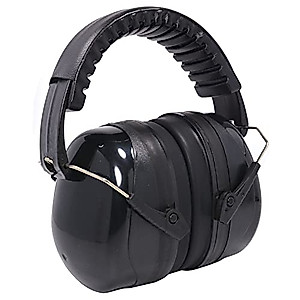 SYSKANT 36dB Ear Muffs For Noise Reduction Hearing Protection for Shooting Working Safety Earmuffs Defenders (Black)