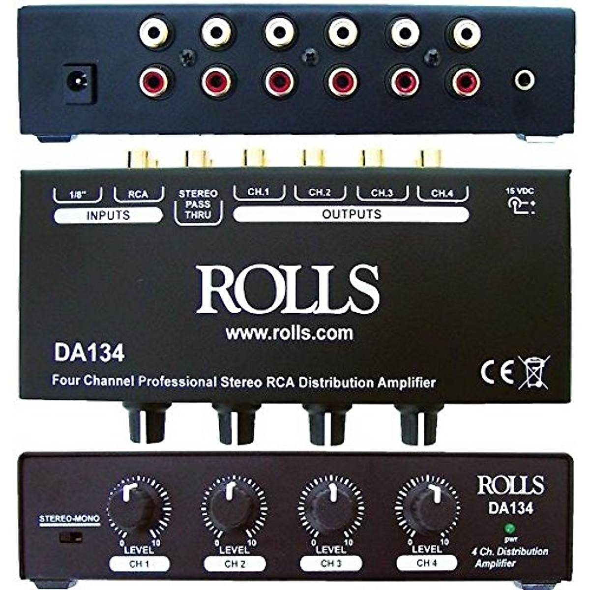 Rolls DA134 4-Channel Distribution Amplifier