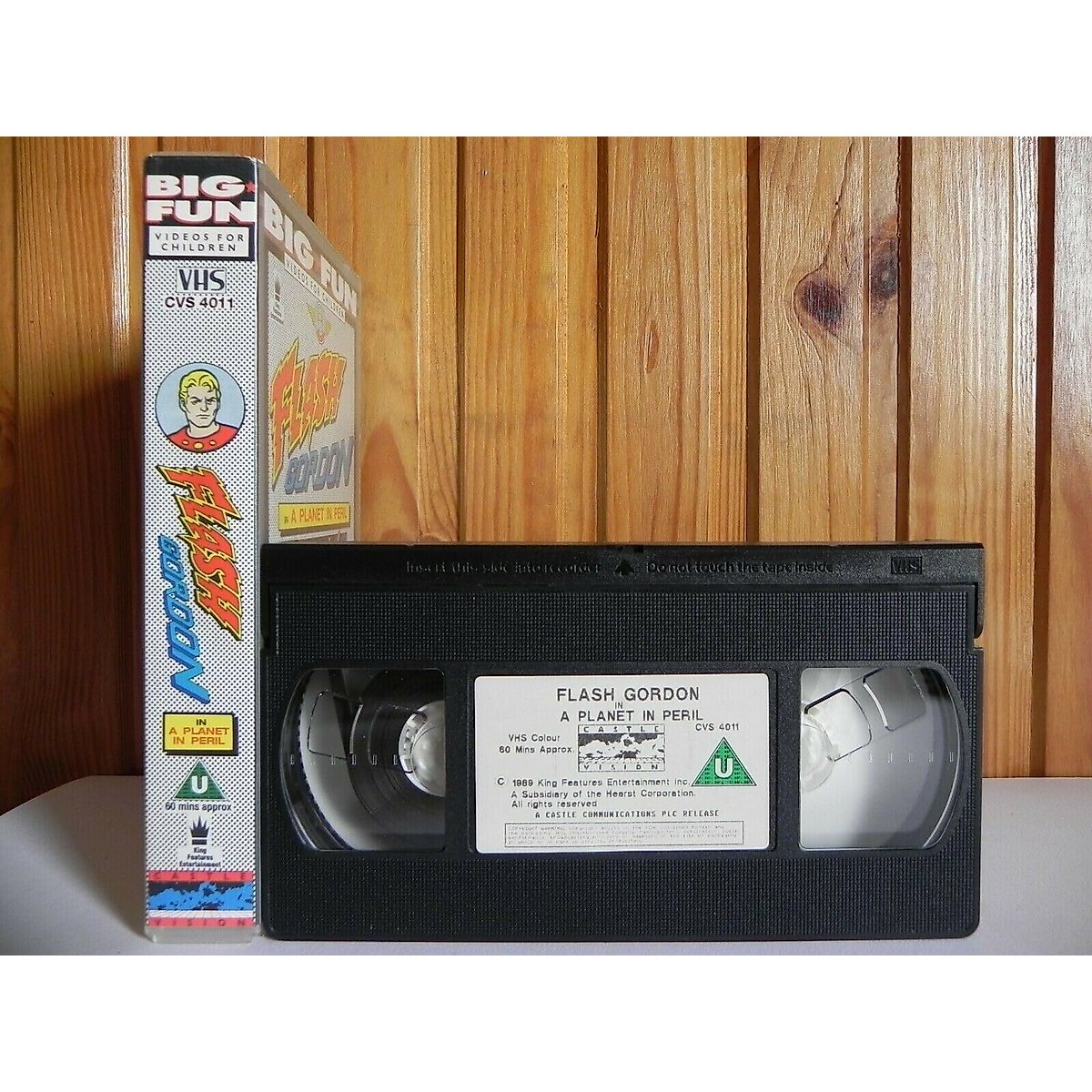 Flash Gordon: A Planet In Peril - 80's Retro - Action Animation - Kid's Pal VHS