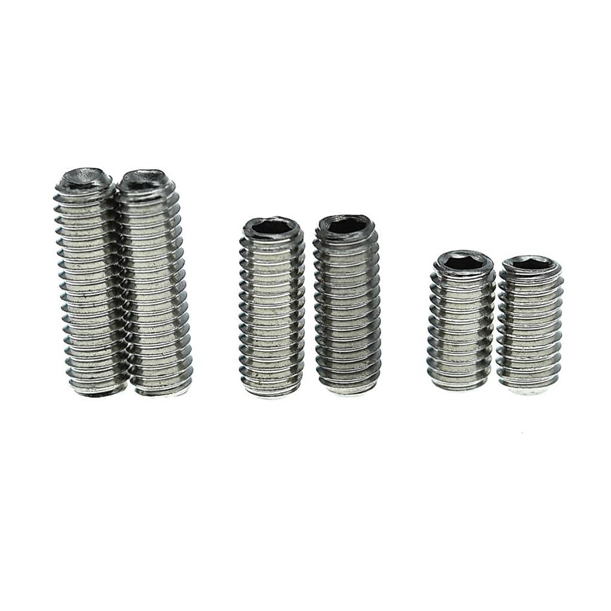 KAISH 50x Metric M3x6 Stainless Steel Guitar Bridge Saddle Height Adjustment Screws for Stratocaster/Telecaster