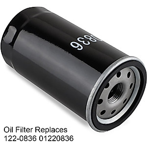 HUSWELL 140-3116 Air Filter 122-0836 Oil Filter for Cummins Onan 5500 7000 RV Generators HGJAA HGJAB HGJAC Engine