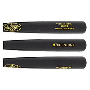 Louisville Slugger 2020 Youth Genuine Ash 125 Black Baseball Bat, 28"