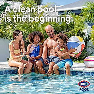 CLOROX Pool&Spa XtraBlue 1" Chlorinating Tabs, Kills bacteria (Perfect for small pools), 5lb