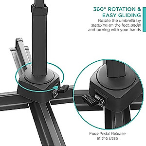 Best Choice Products 10ft Solar LED Cantilever Patio Umbrella, 360-Degree Rotation Hanging Offset Market Outdoor Sun Shade for Backyard, Deck, Poolside w/Lights, Easy Tilt, Cross Base - Gray