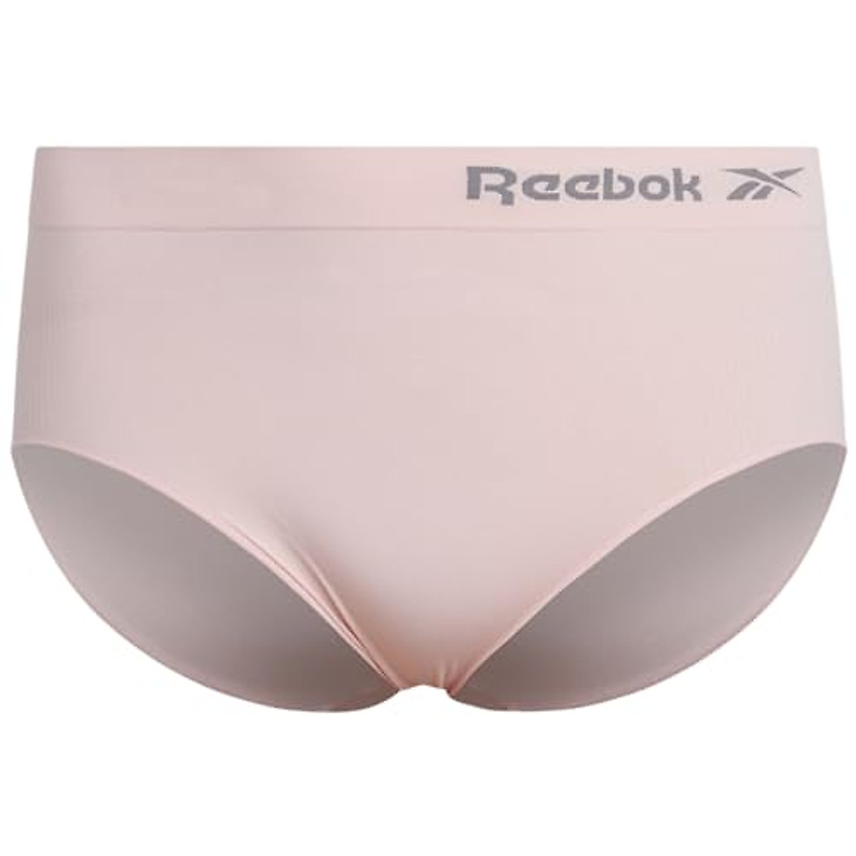 Reebok Women's Underwear - Plus Size Seamless Brief Panties (5 Pack), Size 3X, Black/Blackened Pearl/Lotus/Blackened Pearl/White-Grey Stripe