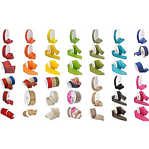 Morex Ribbon Burlap Wired Ribbon, 4" x 10 Yd, Natural (Pack of 2)