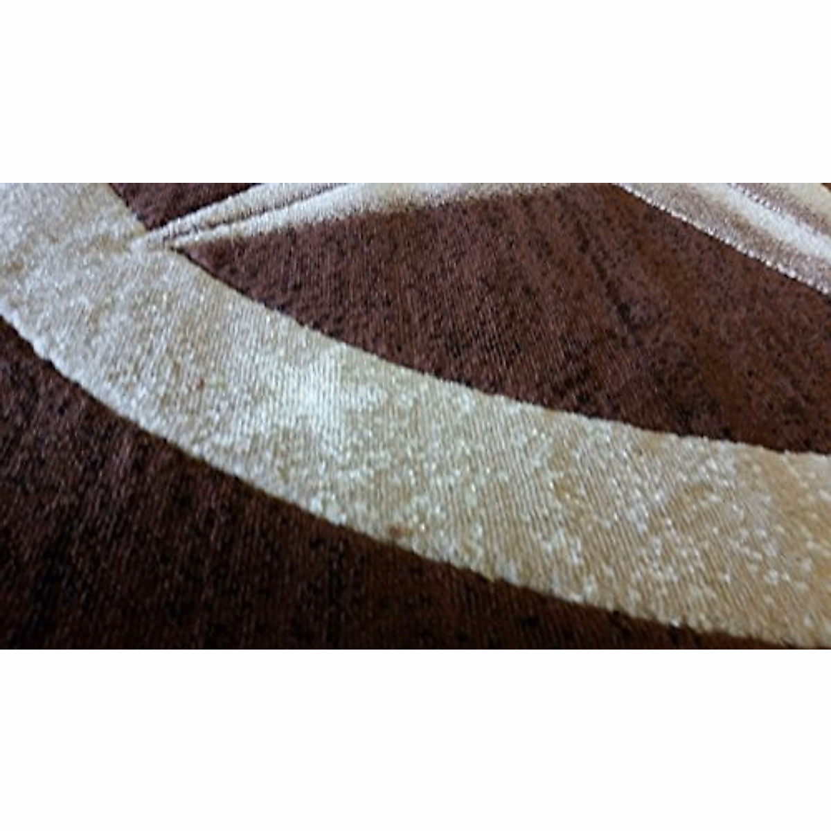 Americana Texas Star Area Rug Lone Star Dark Brown Design 5457 (5 Feet 2 Inch X 7 Feet 3 Inch)