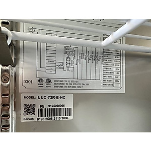 cooler depot Commercial Under Counter Refrigerator 3 doors 72 Inches Width 15.5 Cu. Ft. 3 Shelves Stainless Steel 33°F~41°F 115V/60HZ -KTR-72B
