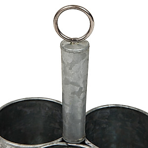 Mind Reader , Cutlery, Silverware Organizer, Utensil Caddy, Multi-Purpose Holder, Silver, One Size, Black Mesh