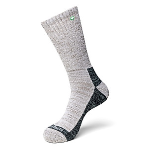 Insect Shield Midweight Hiking Socks With Permethrin Bug Repellant - Protective Clothing for Men & Women, Khaki, Medium