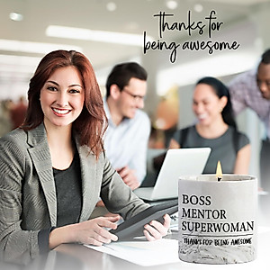 Boss Gifts for Women, Boss Candle Boss Lady Gifts Boss Gifts Boss Appreciation Gifts for Women Boss Lady Office Decor Boss Day Christmas Birthday Gifts Gift for Boss Mentor Manager Superwoman 6oz