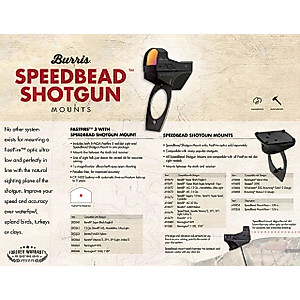 Burris Optics 410670 Speed Bead Mount for Benelli M2, Black (410687)