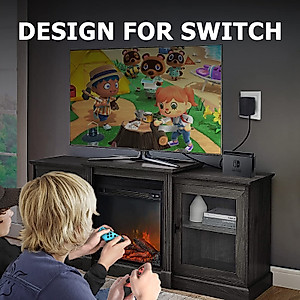 Joycon Controller Replacement for Switch Joycon,Alternatives for Left and Right Joy Con Controller,L/R Switch Controller Support Wake-up Function with Grip Stand (Blue and Red)