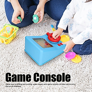 01 02 015 Handheld Game Console, Racing Adventure Game Console Kids' Handheld Games Pre-Kindergarten Toys Develop Their Thinking Logical Abilities