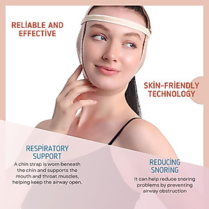 Post Surgical Chin Strap Bandage for Women - Neck and Chin Compression Garment Wrap - Face Slimmer, Jowl Tightening, Chin Lifting Medical Anti Aging Mask