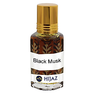 Hijaz Black Musk Alcohol Free Scented Oil Attar - 6ML