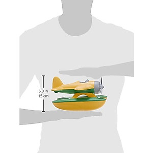 Green Toys Airplane Blue - Seaplane Yellow Bundle