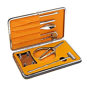 Crab Tool, 8Pcs Crab Leg Crackers and Tools Stainless Steel Nut Lobster Cracker Opener Set Seafood Claw Tool Set Hammer Spoon Shaving Scissors Axe Fork Tweezers Little Chopping Block with Package Box