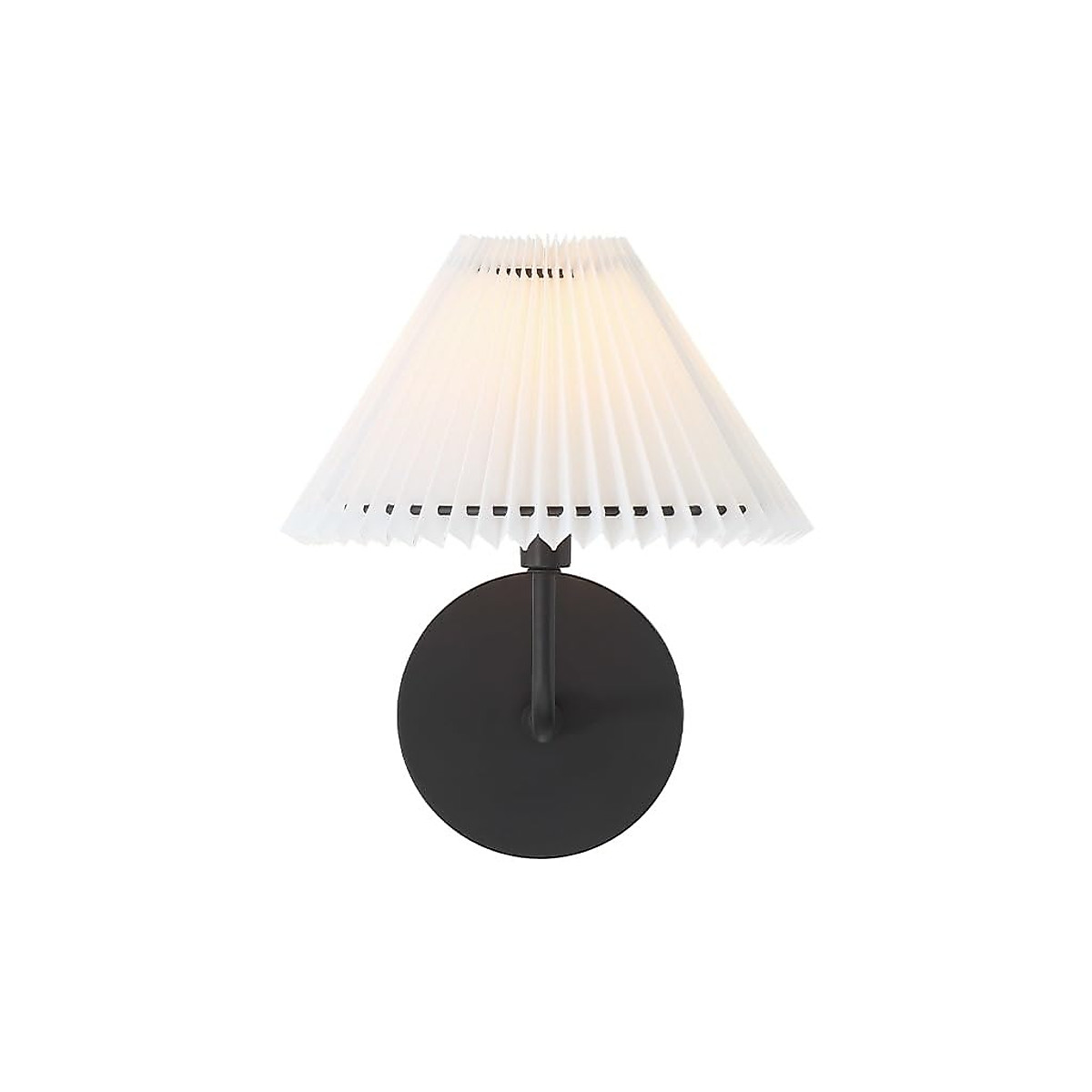 Francis Millar FR90105MBKFR 1-Light Wall Sconce in Matte Black (9'' W x 11'' H)