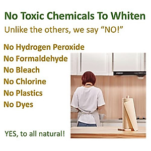 Purafide Premium-Quality, All-Natural Bamboo Paper Towels, Tree-Free, Chemical-Free, Extra Durable, Super Absorbent, Select-a-Size 2-Ply, 90 Sheets Per Roll. (PT 6 Rolls)