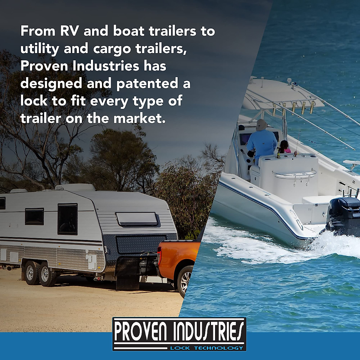 Proven Industries Puck Lock and Hasp Kit, Storage-Door Lock, Made in The USA, (Black)